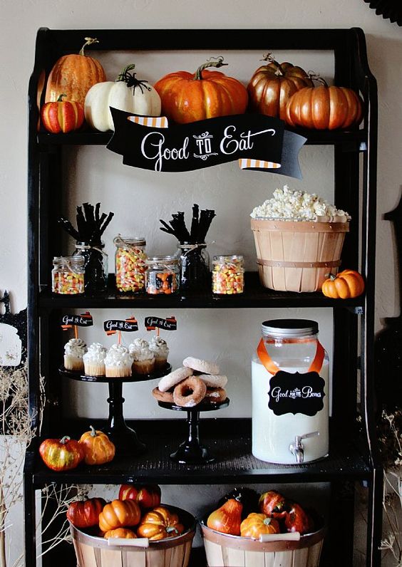 25 Bold Halloween Food And Drink Stations - DigsDigs