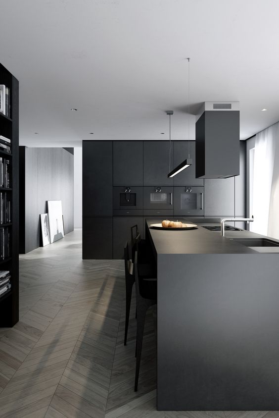 25 Ways To Refresh A Black Kitchen With Style - DigsDigs