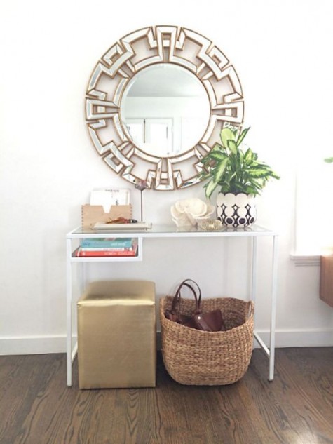 25 Stylish And Smart IKEA Hacks For Your Entryway - DigsDigs
