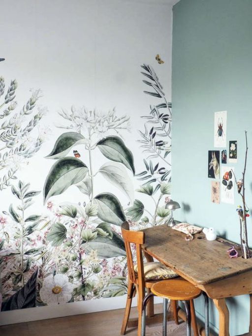 2020 Décor Trend: 25 Nature-Inspired Wallpaper Ideas - DigsDigs