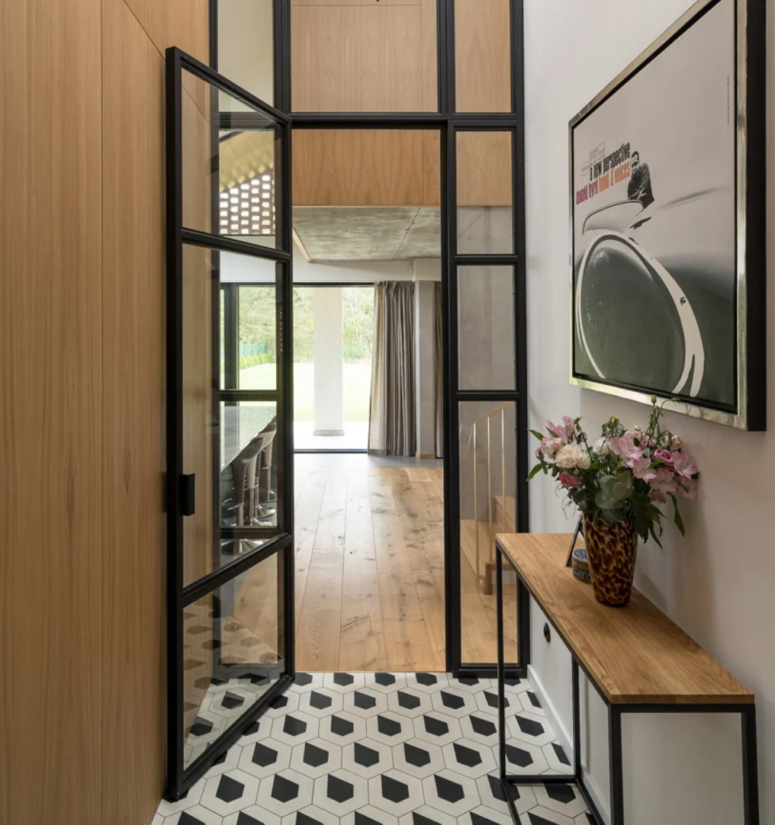 Brick Barn House With Contemporary Interiors - DigsDigs