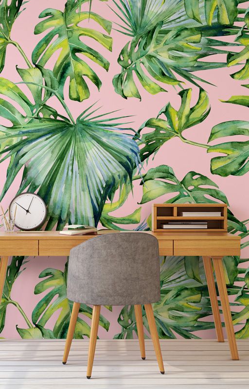 23 Bright Tropical Home Office Decor Ideas - DigsDigs