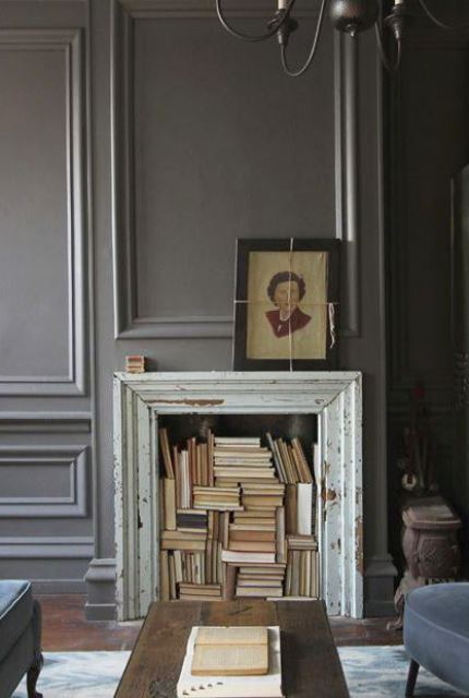 Book Fireplace