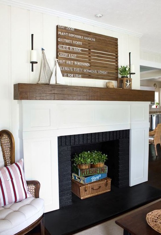 92 Non-Working Fireplace Decor Ideas - DigsDigs