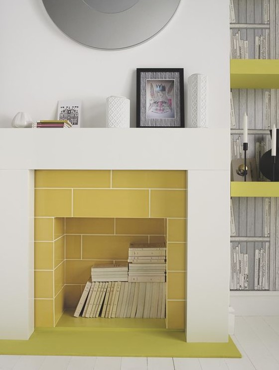 87 Jaw-Dropping Colorful Fireplace Designs - DigsDigs