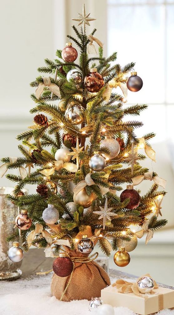 25 Ways To Decorate A Classic Tabletop Christmas Tree DigsDigs 25 Ways To Decorate A Classic Tabletop Christmas Tree DigsDigs