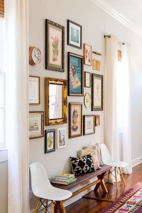 70 Free Form Gallery Wall Ideas That Inspire - DigsDigs