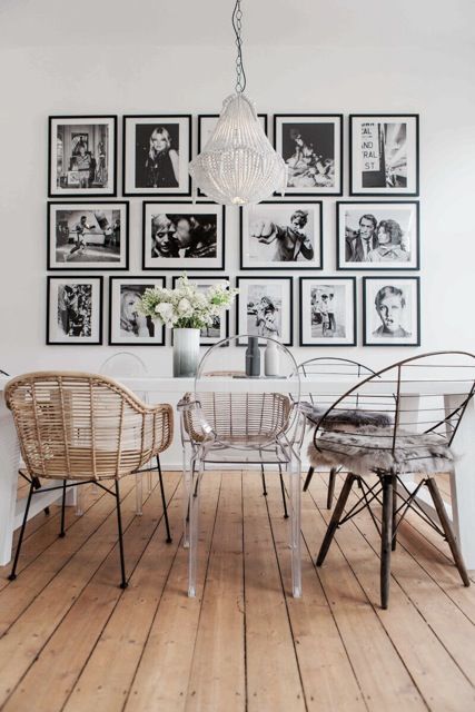 102 Cool Grid Gallery Walls That Catch An Eye - DigsDigs