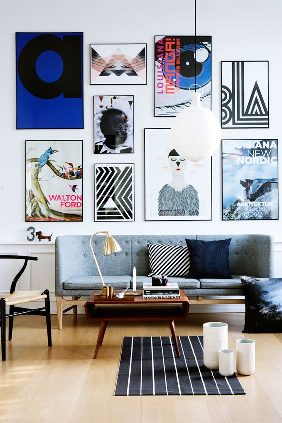 70 Free Form Gallery Wall Ideas That Inspire - DigsDigs