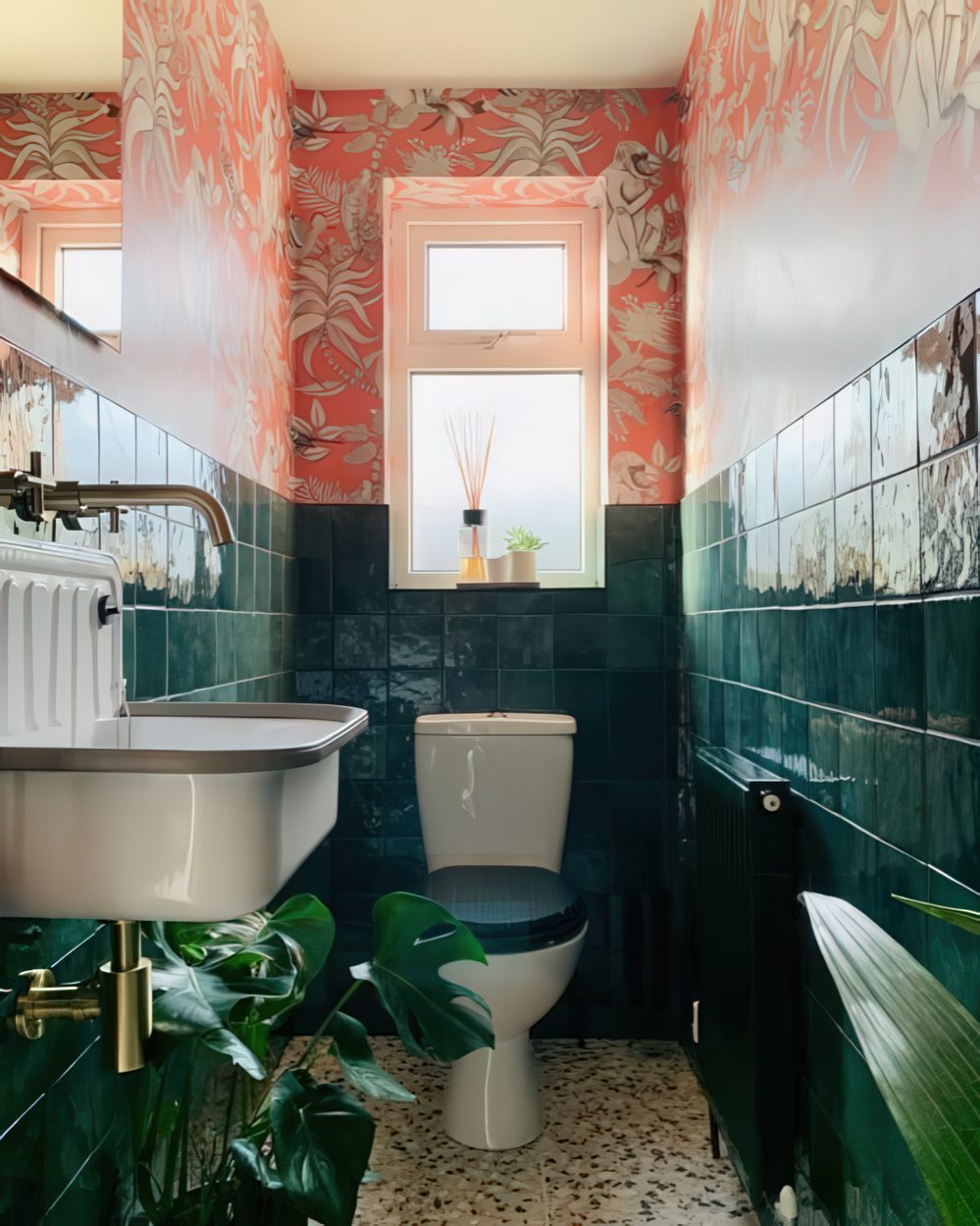 30 Jaw-Dropping Maximalist Bathroom Decor Ideas - DigsDigs