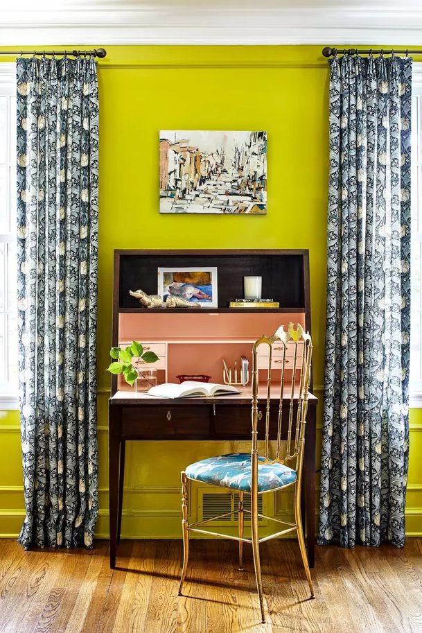 29 Outstanding Maximalist Home Offices That Inspire - DigsDigs