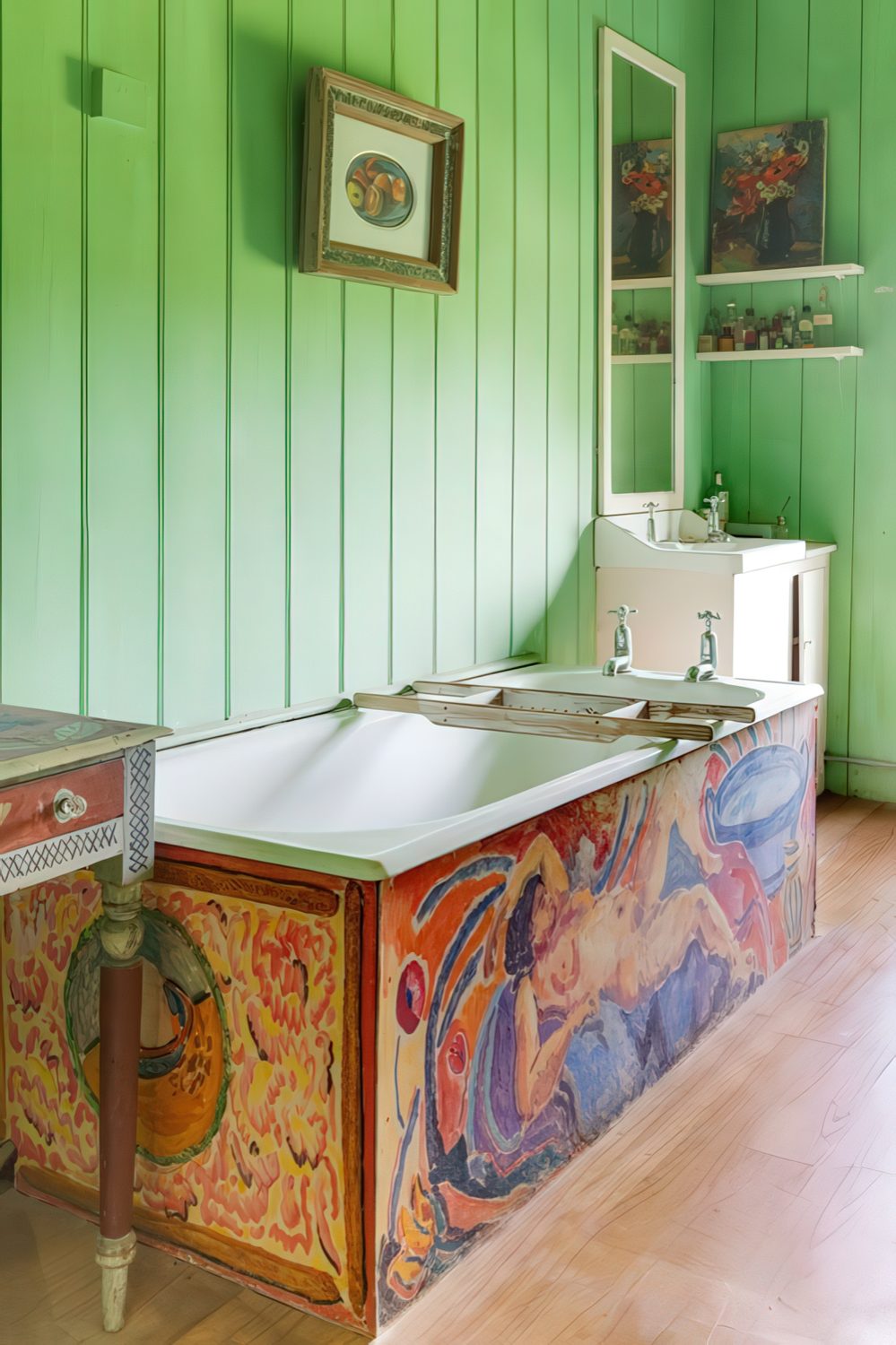30 Jaw-Dropping Maximalist Bathroom Decor Ideas - DigsDigs