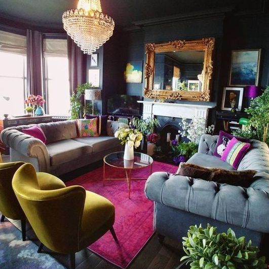 40 One-Of-A-Kind Maximalist Living Rooms - DigsDigs