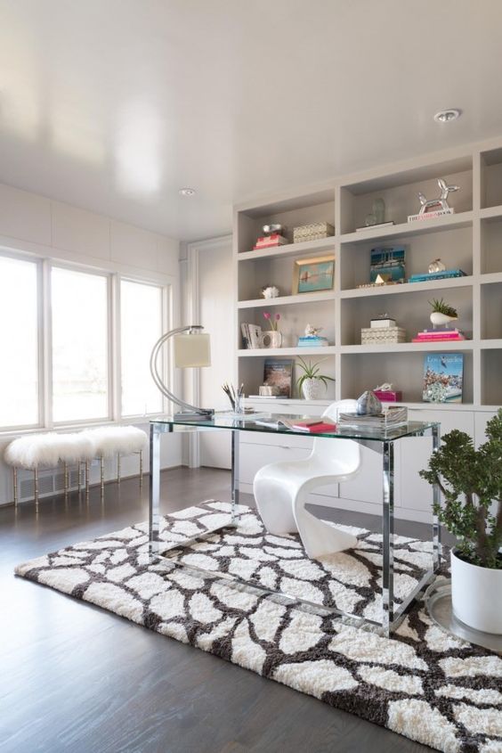 33 Fancy Home Office Decor Tips And Ideas - DigsDigs