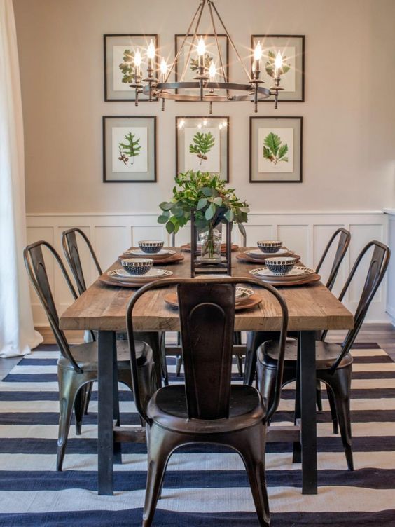 35 Cozy And Welcoming Modern Country Dining Rooms - DigsDigs