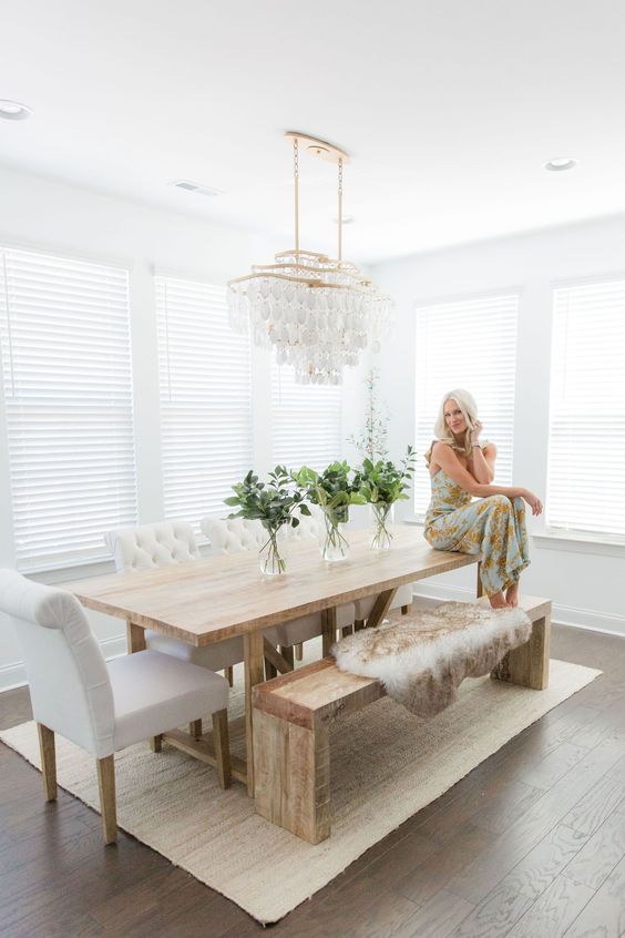 35 Cozy And Welcoming Modern Country Dining Rooms - DigsDigs