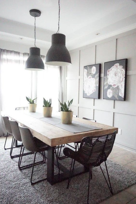 35 Cozy And Welcoming Modern Country Dining Rooms - DigsDigs