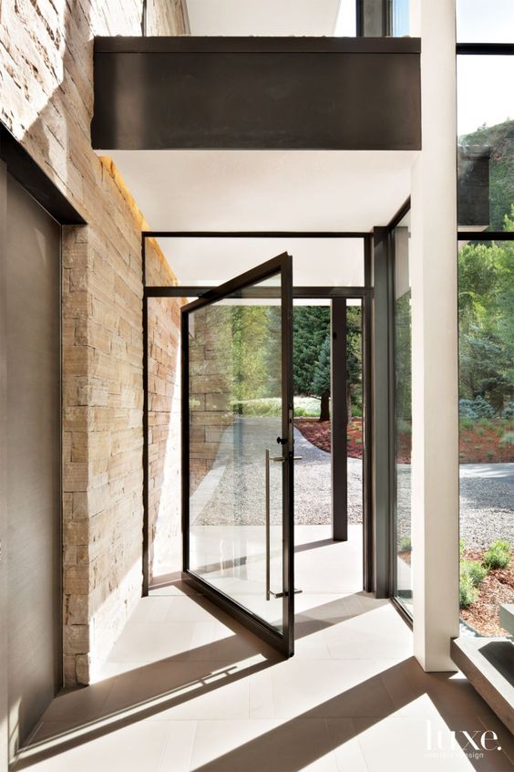 33 Unique Pivot Doors With Pros And Cons - DigsDigs