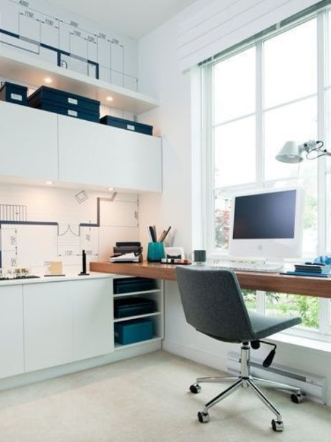 30 Stylish Contemporary Home Office Decor Ideas - DigsDigs
