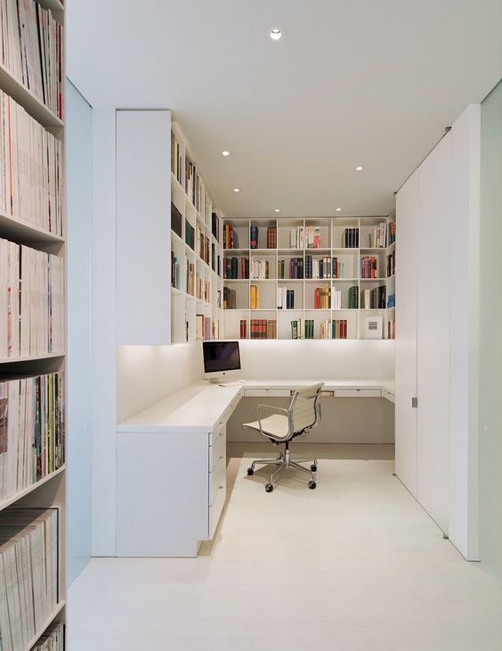 30 Stylish Contemporary Home Office Decor Ideas - DigsDigs