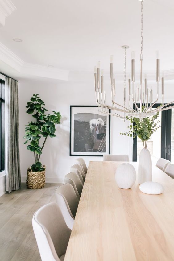 27 Chic Contemporary Dining Room Decor Ideas - DigsDigs