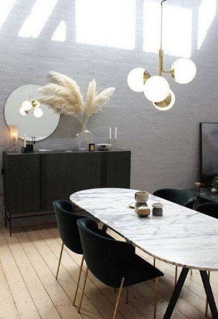 30 Calming Greige Dining Room Decor Ideas - DigsDigs