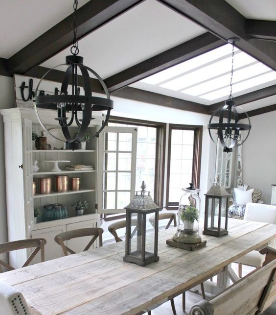 30 Calming Greige Dining Room Decor Ideas - DigsDigs