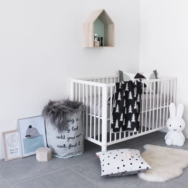 28 Serene Scandinavian Nursery Decor Ideas - DigsDigs
