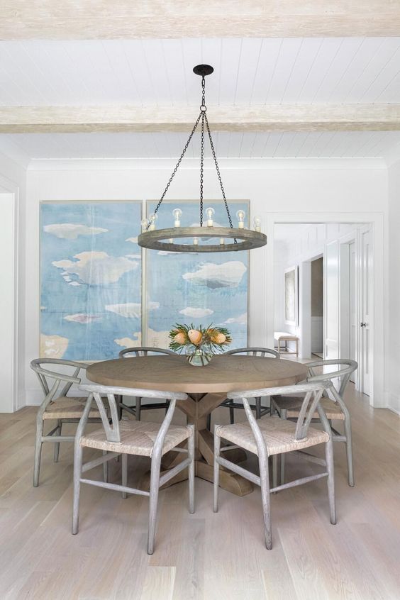30 Calming Greige Dining Room Decor Ideas - DigsDigs