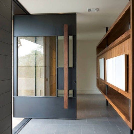 25 Steel Front Door Ideas With Pros And Cons - DigsDigs