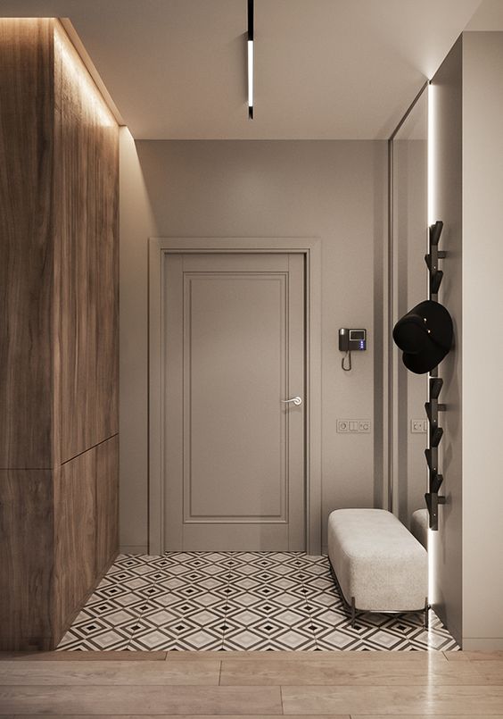 35 Timeless Greige Entryway Decor Ideas - DigsDigs