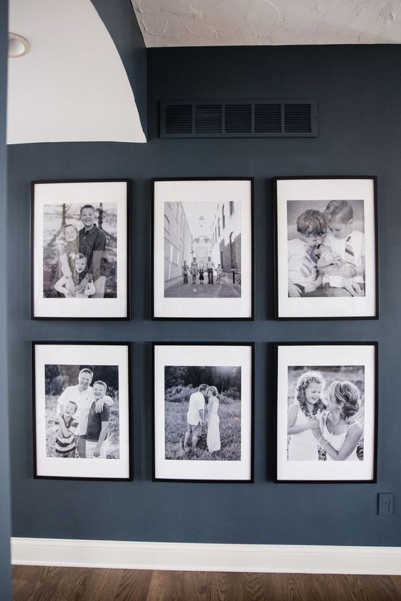 34 Stylish Black And White Gallery Wall Ideas - DigsDigs