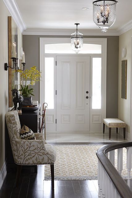 35 Timeless Greige Entryway Decor Ideas - DigsDigs