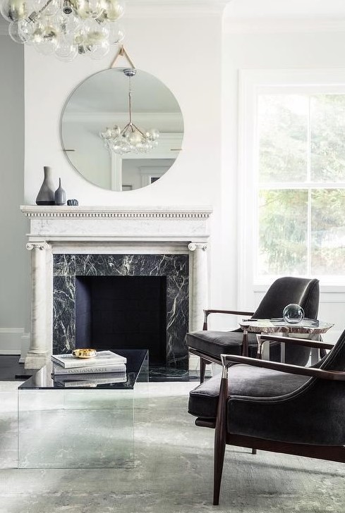95 Gorgeous And Sophisticated Marble Fireplaces - DigsDigs