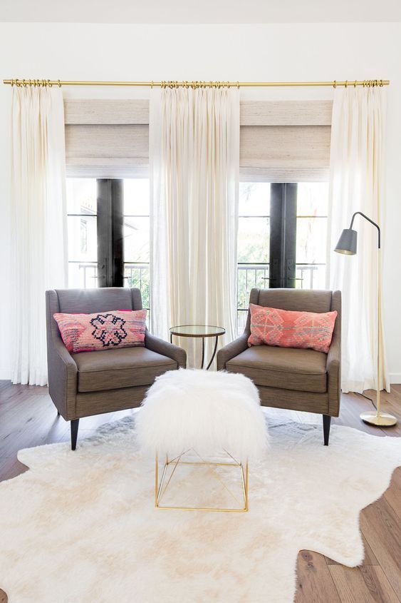 30 Stylish Ways To Layer Window Treatments - DigsDigs