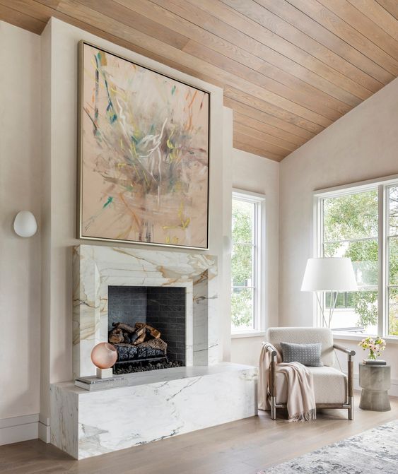 95 Gorgeous And Sophisticated Marble Fireplaces - DigsDigs