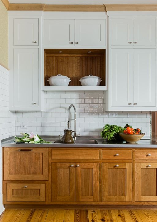 41 Cozy Stained Cabinet Ideas For Your Kitchen - DigsDigs