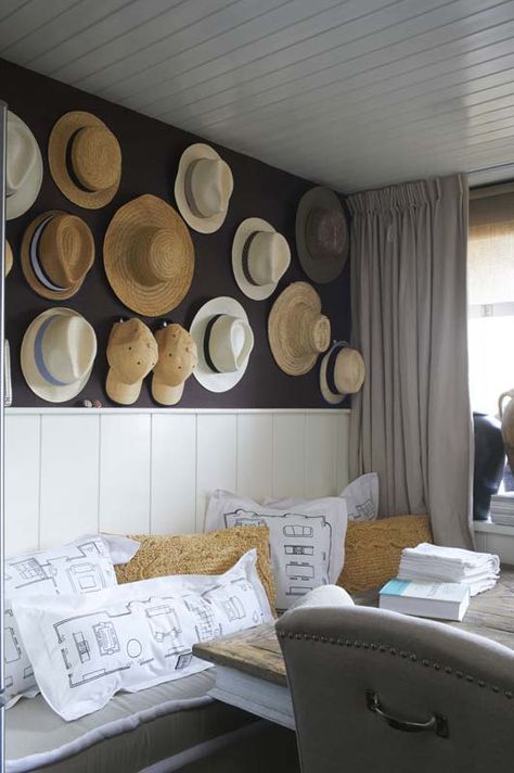 32 Stylish Ways To Display Your Hats - DigsDigs