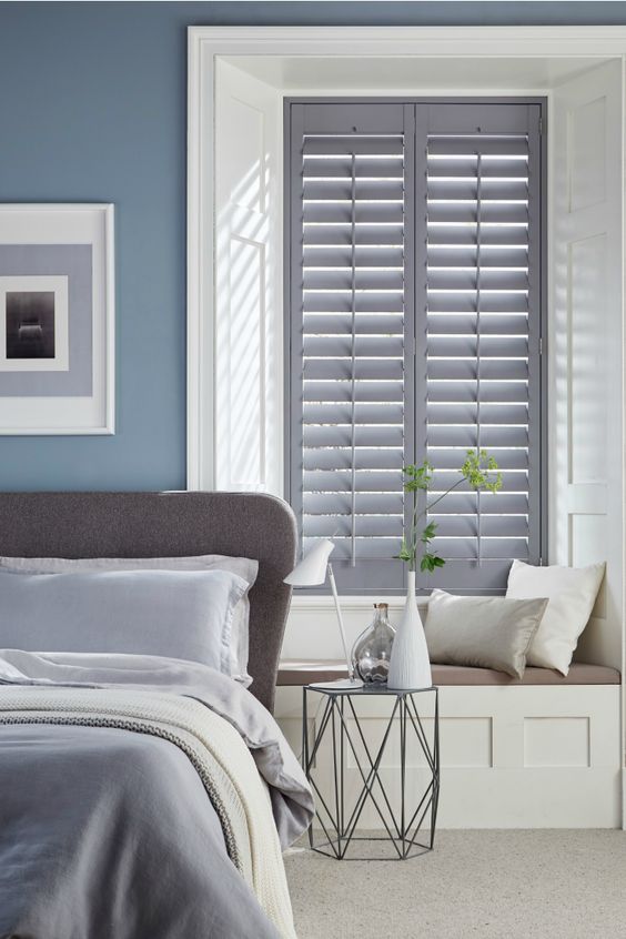 40 Stylish Modern Window Shutter Ideas - DigsDigs