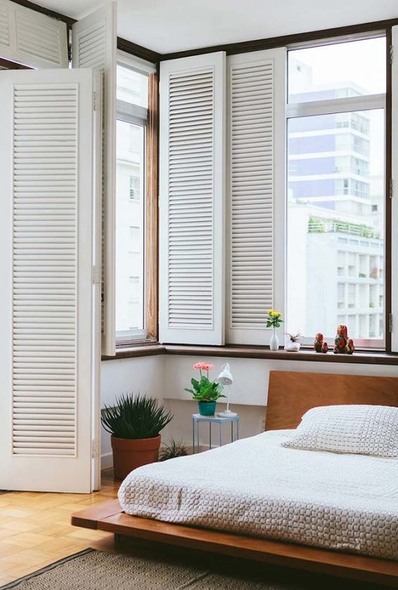 40 Stylish Modern Window Shutter Ideas - DigsDigs
