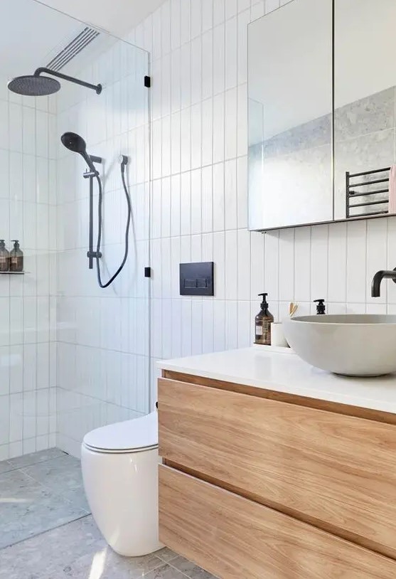 50 Stylish Timber Vanities For Your Bathroom - DigsDigs