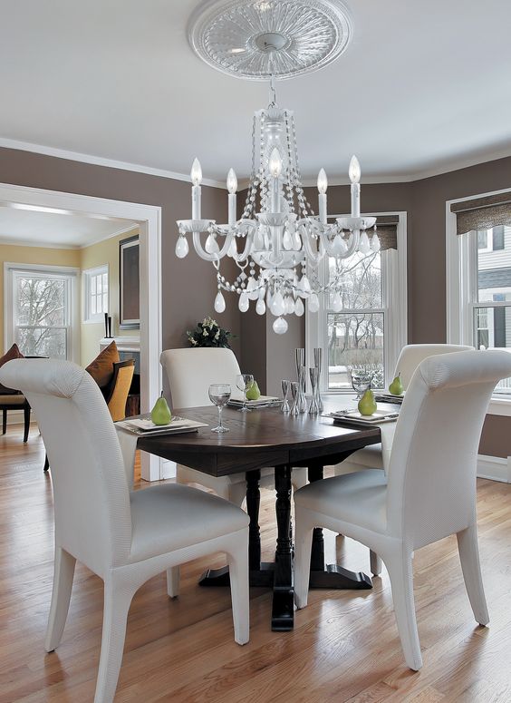 31 Elegant And Refined Taupe Dining Rooms - DigsDigs