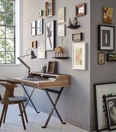 49 Cool Gallery Wall Ideas For Home Offices - DigsDigs