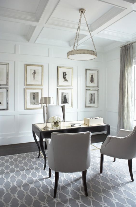 49 Cool Gallery Wall Ideas For Home Offices - DigsDigs