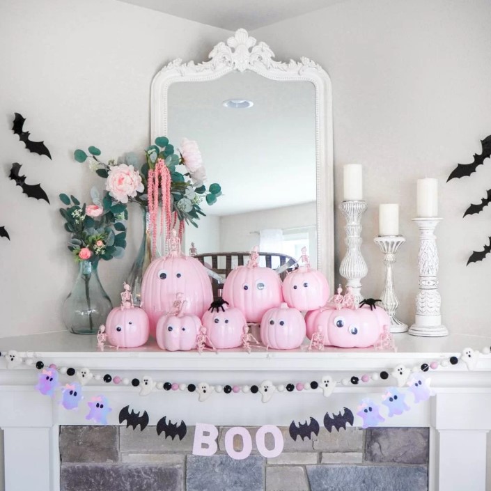 31 Unusual Pink Halloween Decor Ideas - DigsDigs