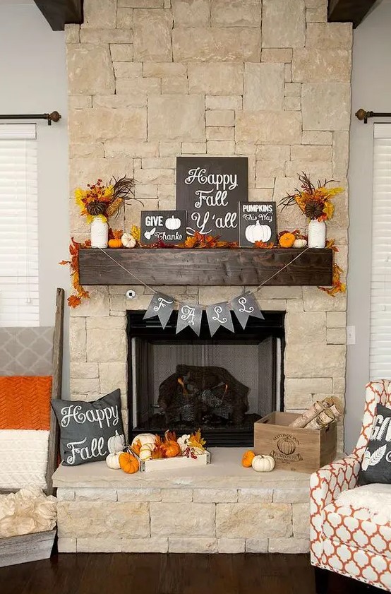 39 Orange And Rust Thanksgiving Decor Ideas - DigsDigs