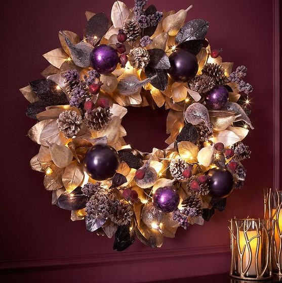 40 Refined Purple Christmas Decor Ideas – WAEXX