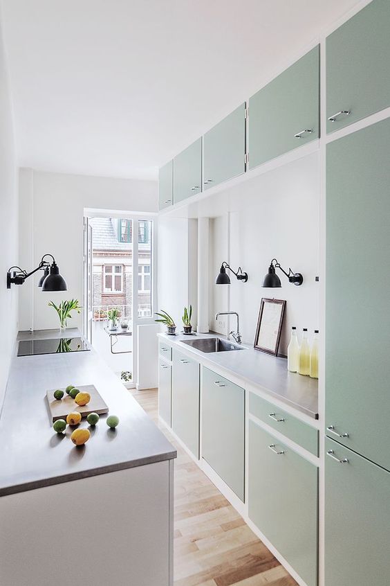 47 Pretty And Cool Mint Kitchen Decor Ideas - DigsDigs