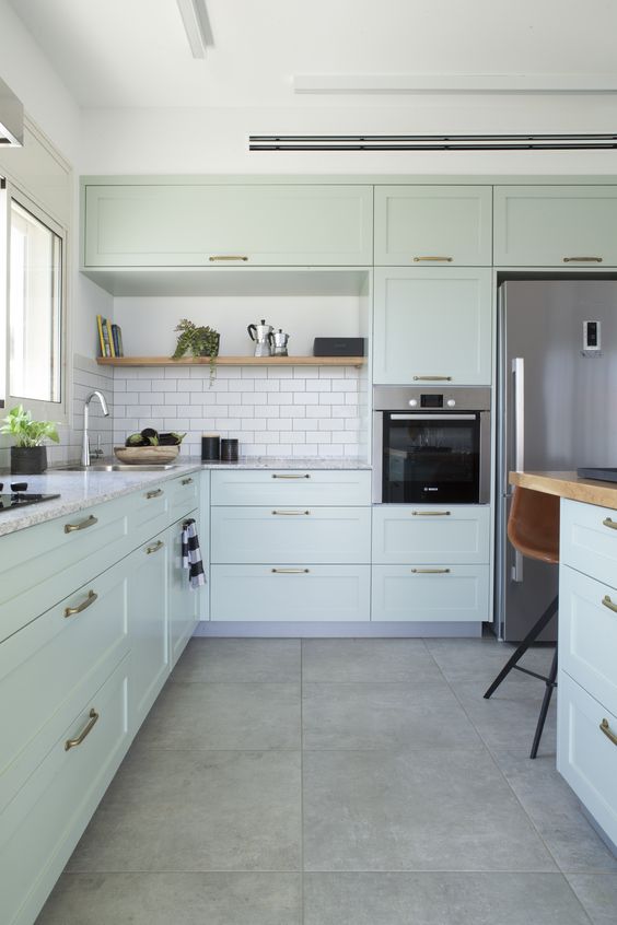 47 Pretty And Cool Mint Kitchen Decor Ideas - DigsDigs