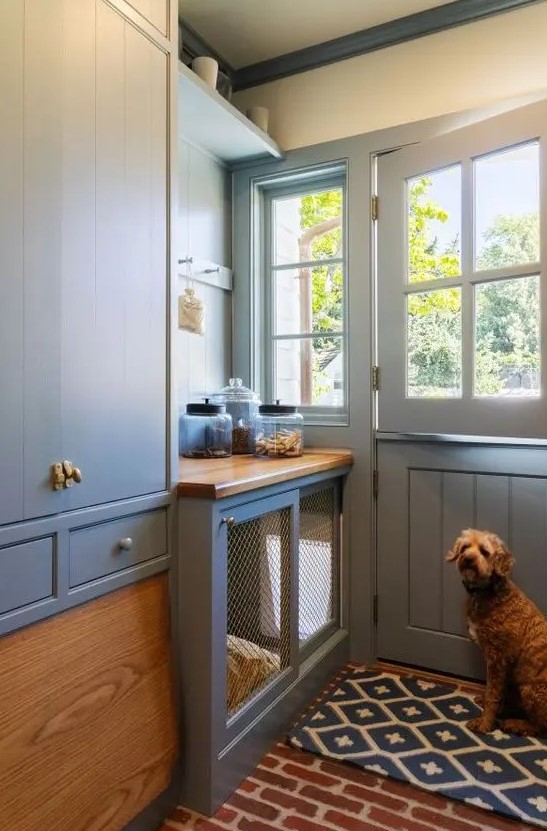 36 Built-In Dog Crates That Won't Spoil Your Interior - DigsDigs